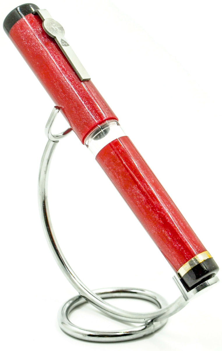 B46 - König - Candy Apple Red w/Black trim – Hinze Pen Company
